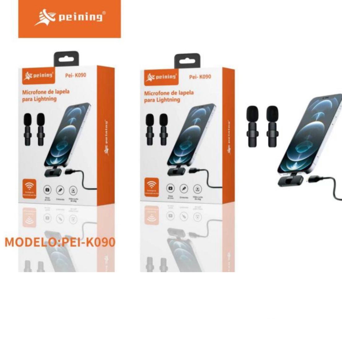 PEI-K090 MICROFONE DE LAPELA IP | Cell Solutions