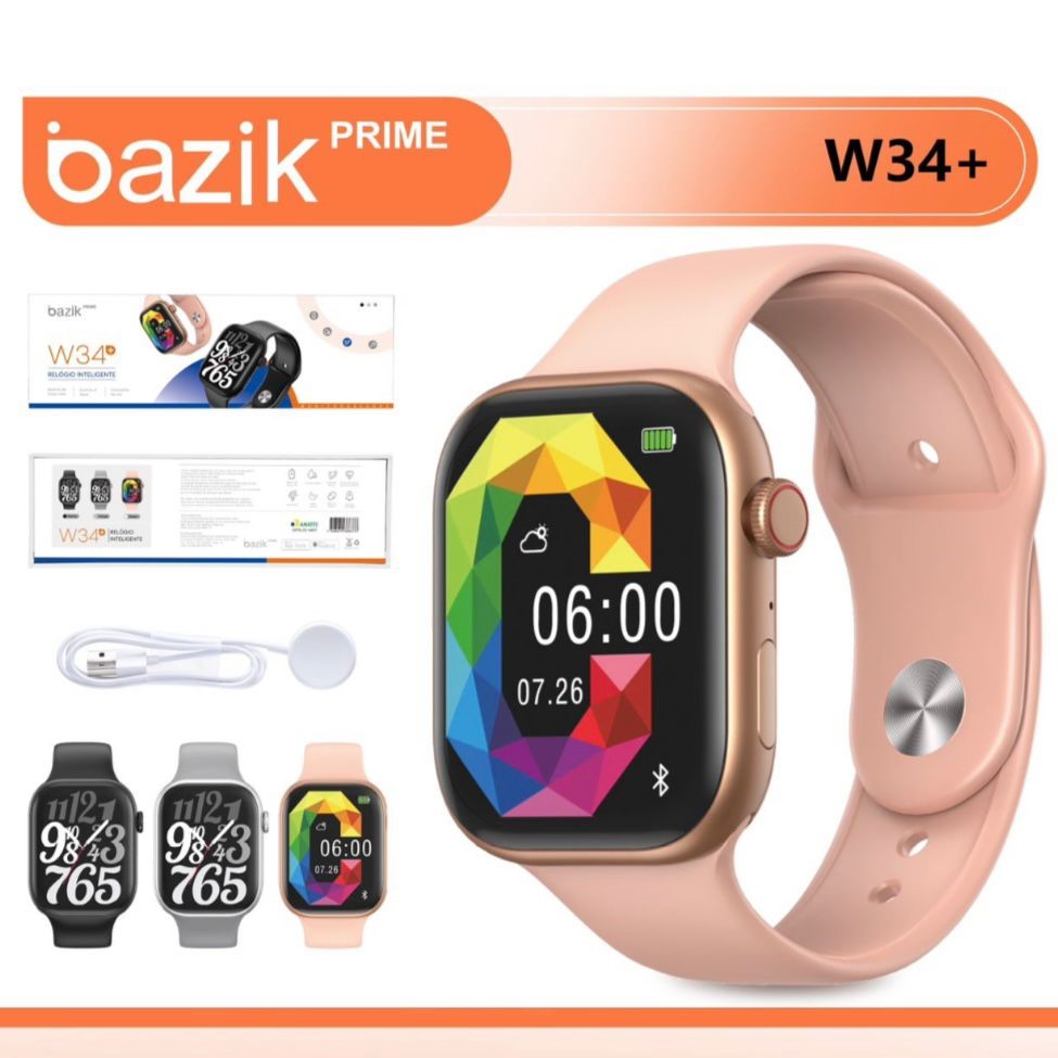 RELOGIO INTELIGENTE W34+ | Cell Solutions